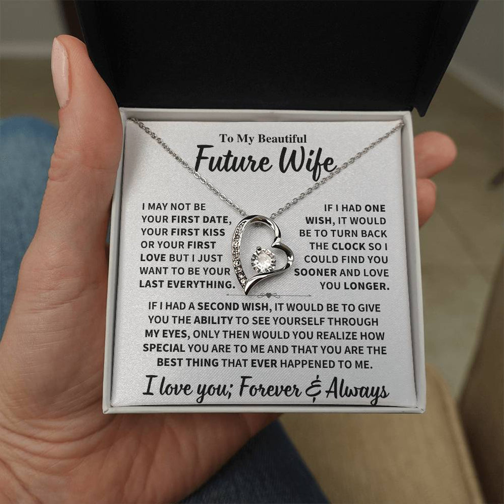 Future Wife Gift,"Best Thing That Ever Happened To me" Heart Necklace ...