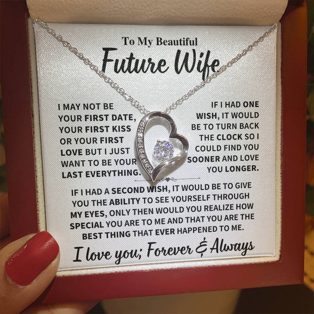 Future Wife Gift,"Best Thing That Ever Happened To me" Heart Necklace ...