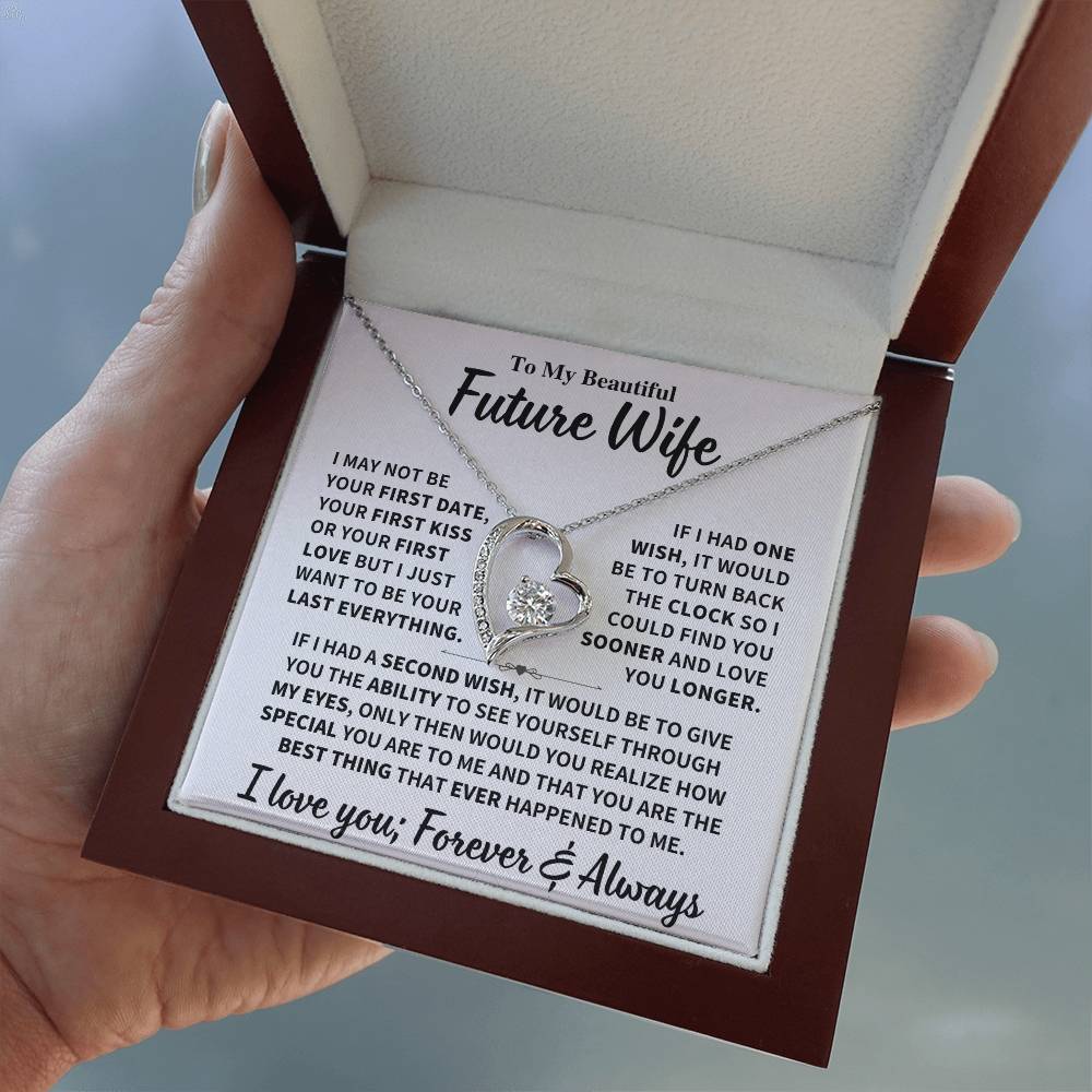 Future Wife Gift,"Best Thing That Ever Happened To me" Heart Necklace ...