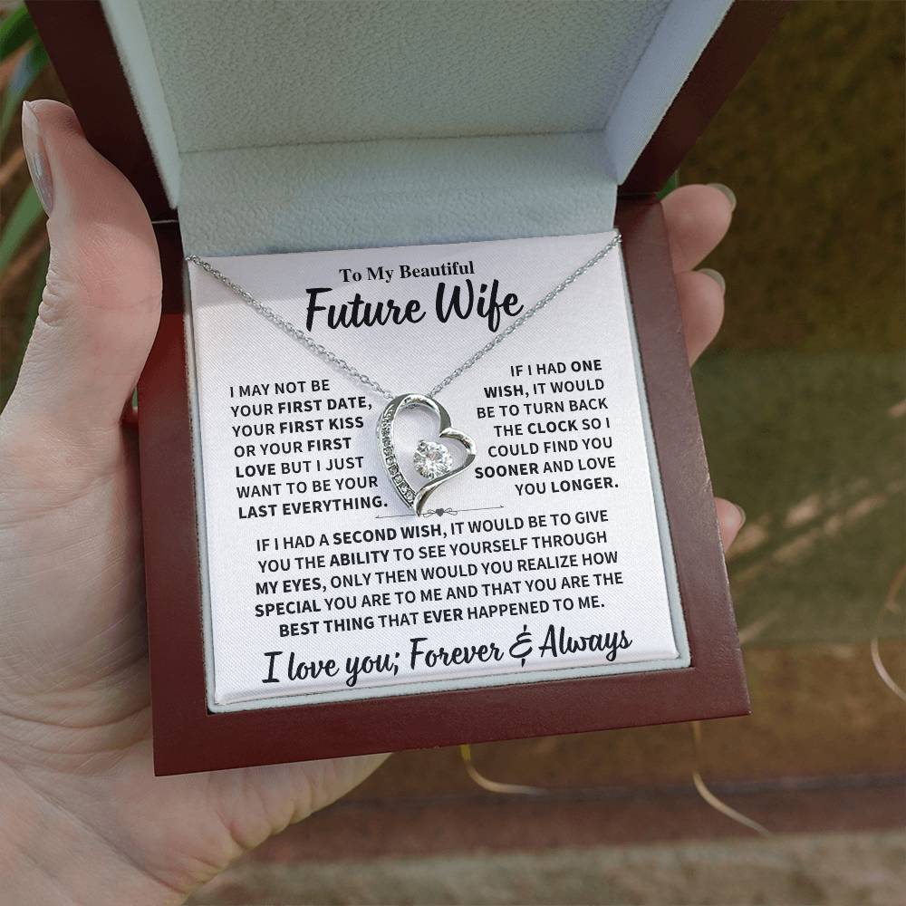 Future Wife Gift,"Best Thing That Ever Happened To me" Heart Necklace ...