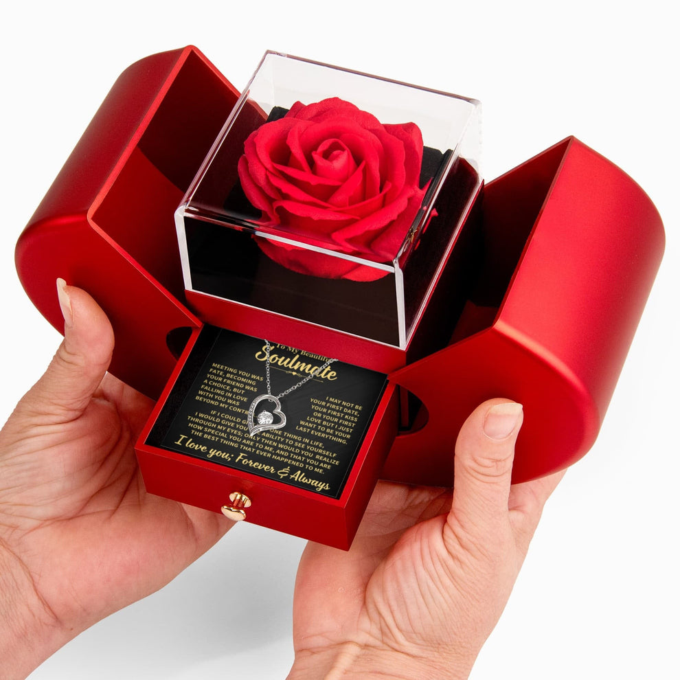 To My Soulmate Gift Heart Rose Gift Set [ALMOST SOLD OUT!!] – Worthy Gifts